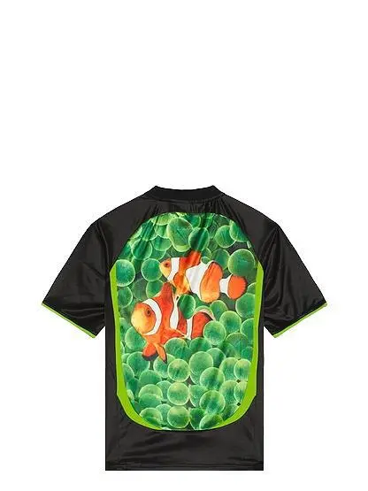 PLEASURES Aqua Soccer Jersey - Black