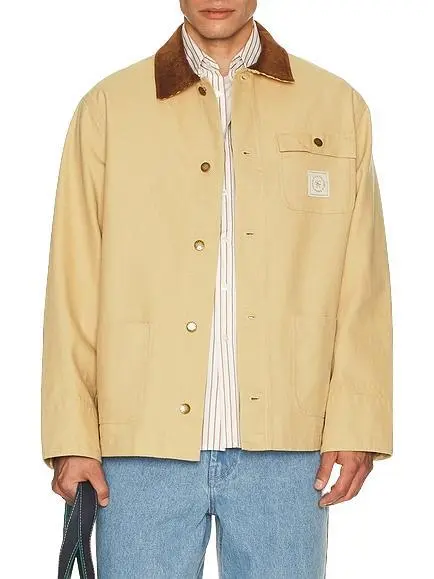 SPORTY & RICH Srhwc Painters Jacket - Tan