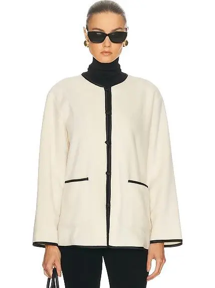 Donni. Polar Fleece Jacket - Creme