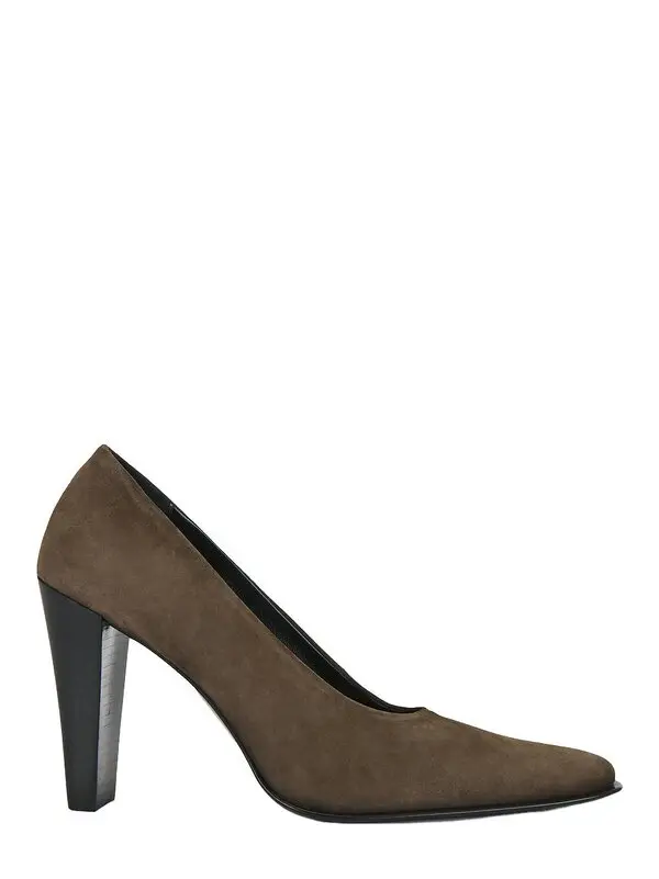 JUDE Fete Pump - Cacao Suede Leather