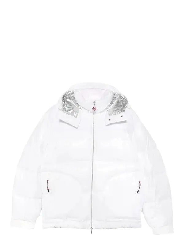 Casablanca Hooded Padded Jacket - White