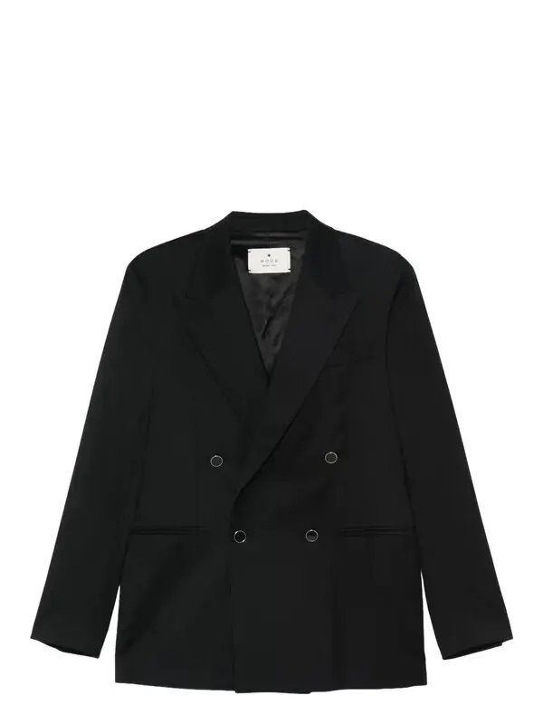 MANUEL RITZ Double-breasted Blazer - Black