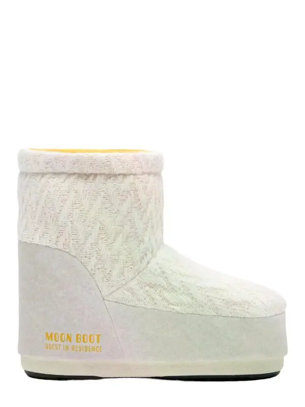 Moon Boot Icon Knit Boots - White