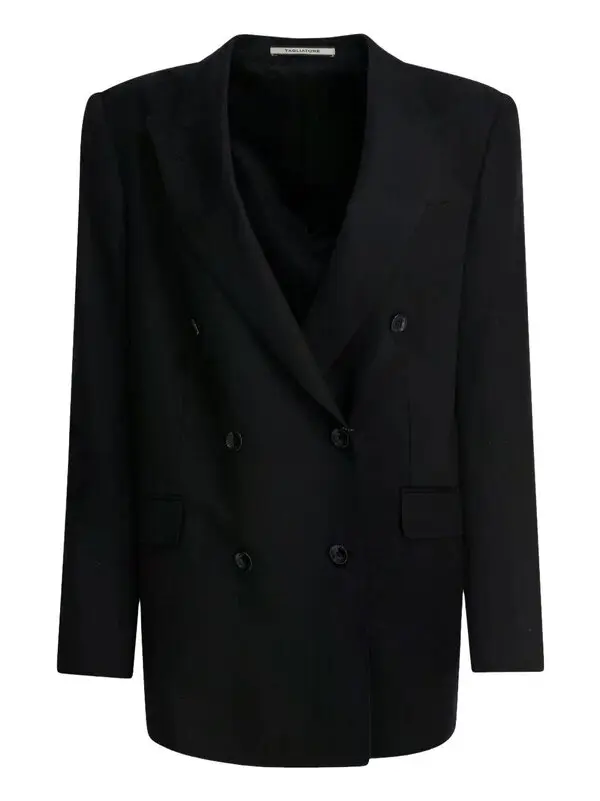 Tagliatore Double-breasted Blazer - Black