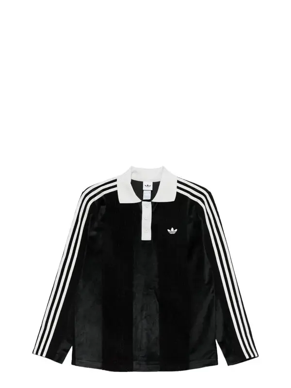 Adidas Winterised Soccer Polo Top - Black