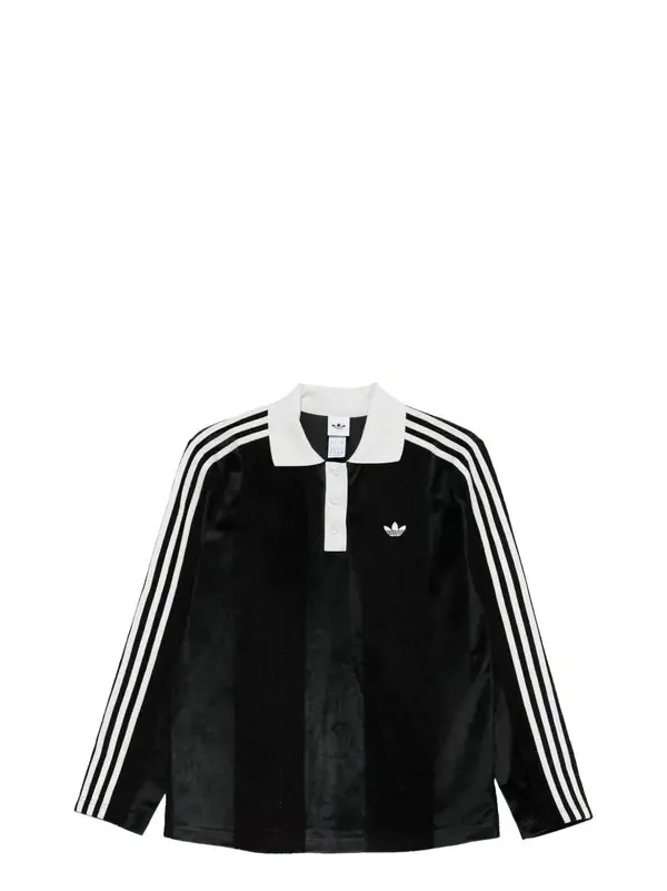 Adidas Winterised Soccer Polo Top - Black