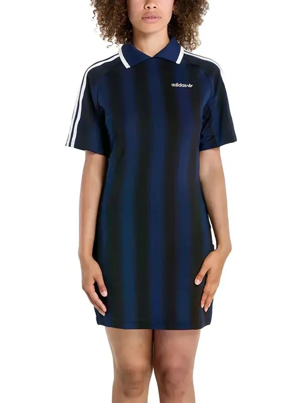 Adidas Striped Mini Dress - Blue