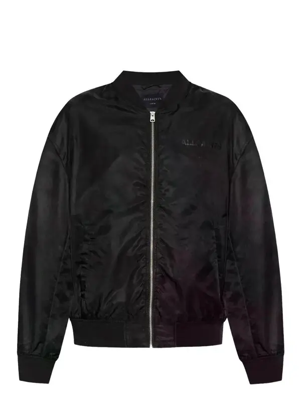 ALLSAINTS Logo-detail Bomber Jacket - Black