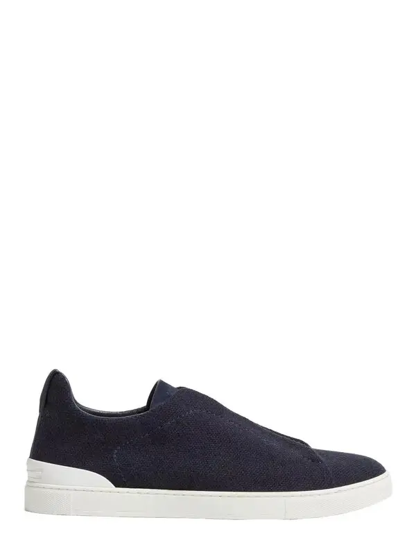 Zegna Triple Stitch Oasi Sneakers - Blue