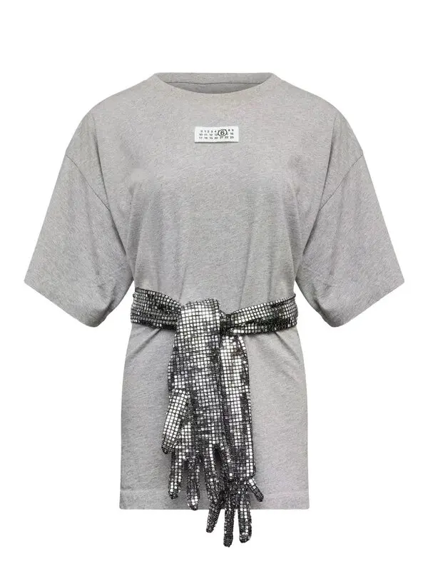 MAISON MARGIELA Roundneck Label T-shirt - Grey