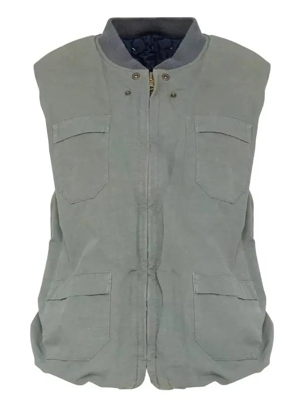 MAISON MARGIELA Cotton-blend Waistcoat - Green