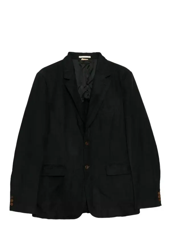 Comme Des Garçons Buttoned Blazer - Black