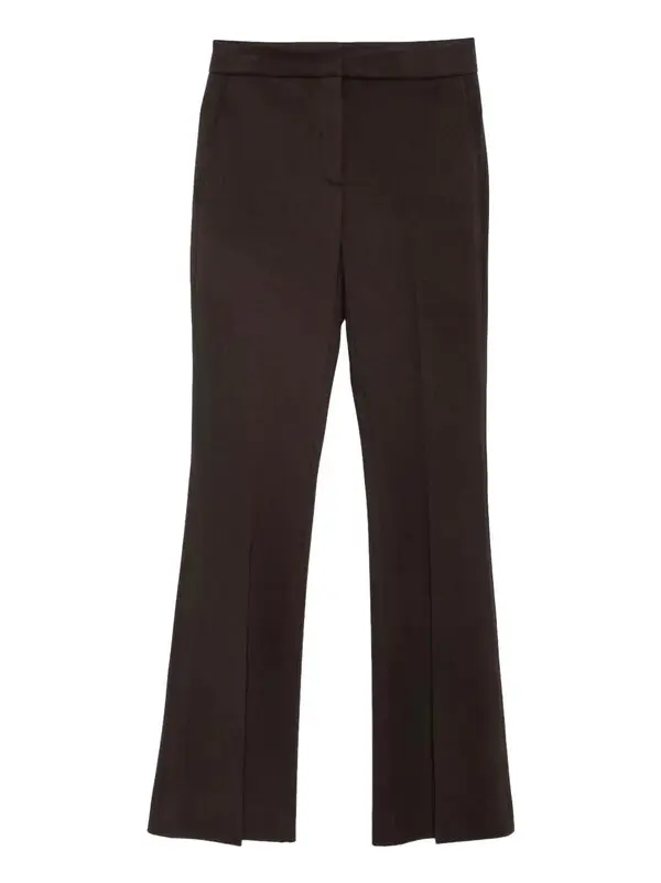VIA MASINI 80 Side-pocket Straight-hem Trousers - Brown