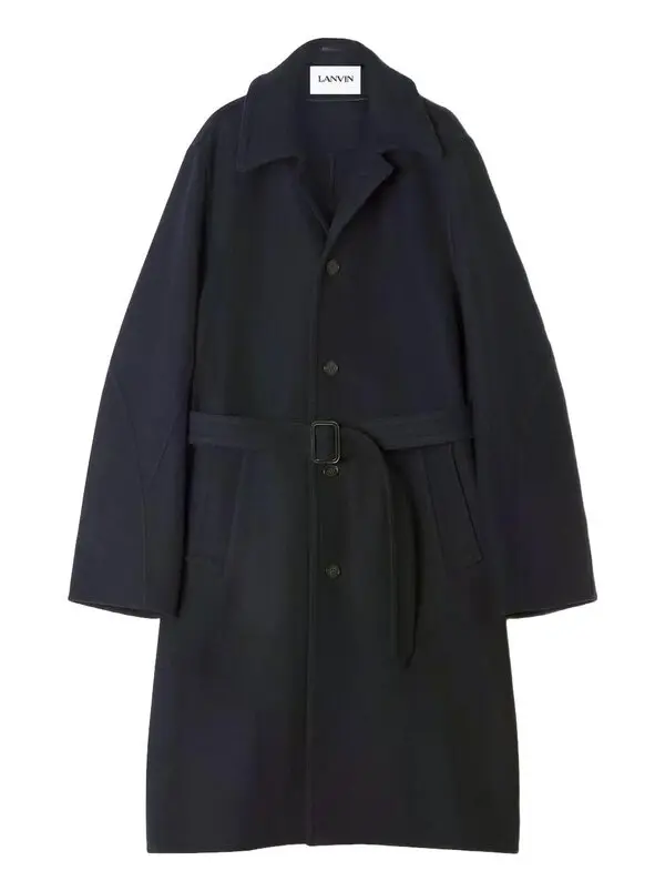 LANVIN Belted Coat - Blue