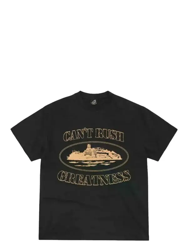 CORTEIZ X Central Cee "can't Rush Greatness" T-shirt - Black