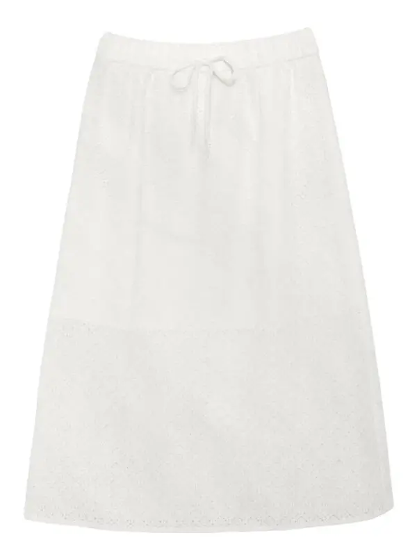 TO B. BY AGNÈS B. Optical Skirt - White