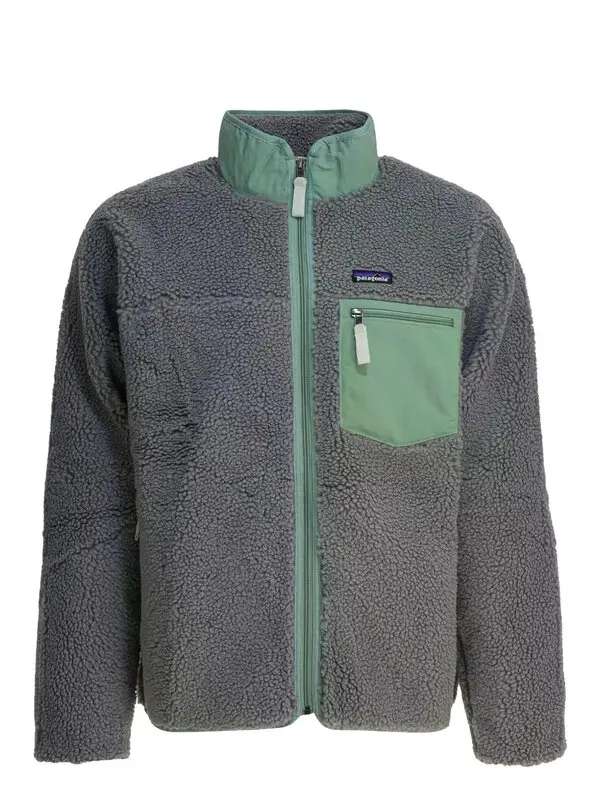 Patagonia Fleece Zip-up Jacket - Grey