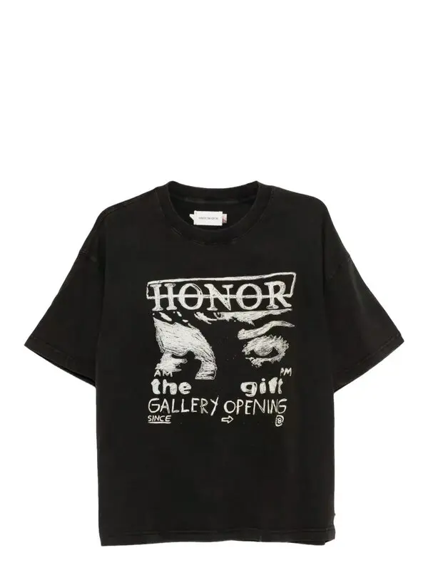 HONOR THE GIFT Art That Reflects T-shirt - Black