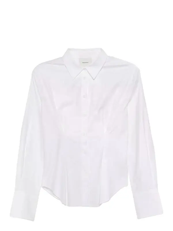 REFORMATION Becker Shirt - White