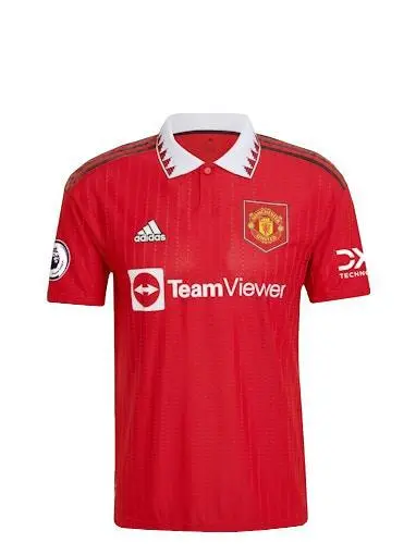 Adidas Manchester United 2022/23 Home Authentic Blank Jersey - Red
