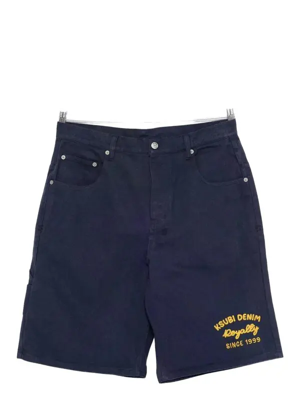 Ksubi Maxx Embroidered Shorts - Blue