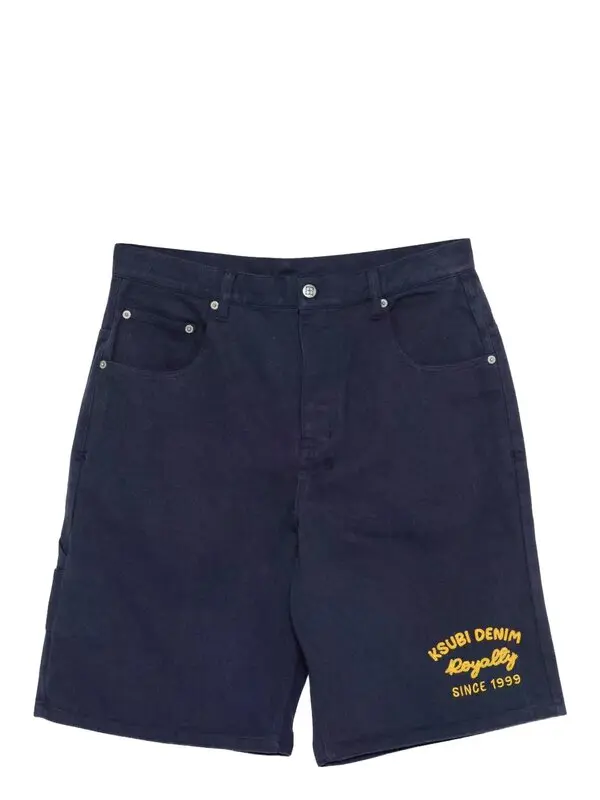 Ksubi Maxx Embroidered Shorts - Blue