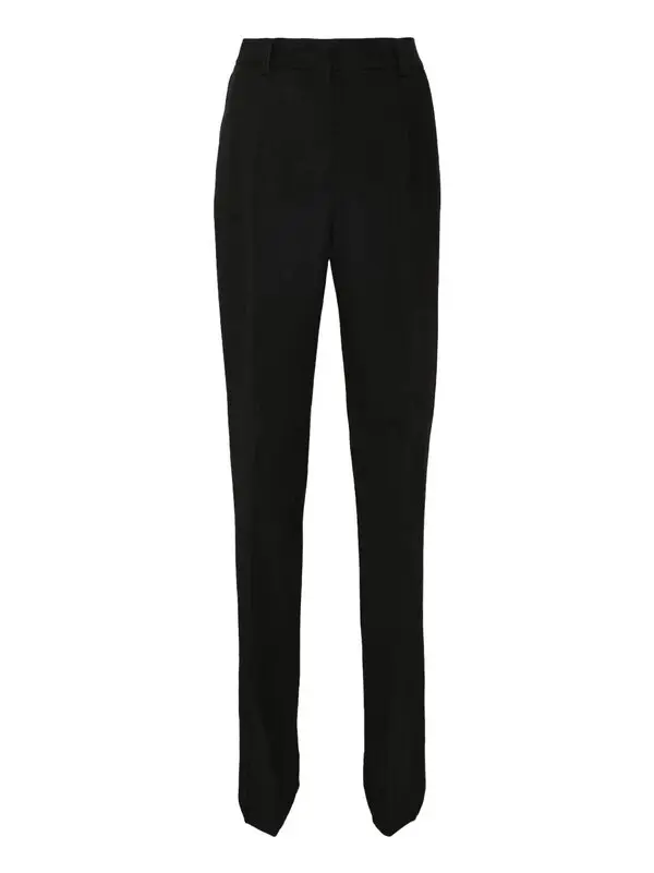 JIL SANDER Textured Trousers - Black