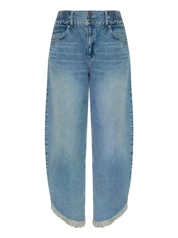 ALLSAINTS Taylor Frayed-hem Jeans - Blue