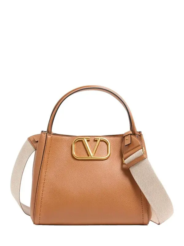 Valentino Garavani Alltime Medium Handbag - Almond