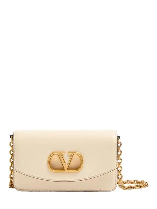 Valentino Garavani Vain Clutch Bag - Butter