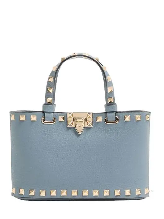 Valentino Garavani Rockstud Mini Shopping Bag - Stone