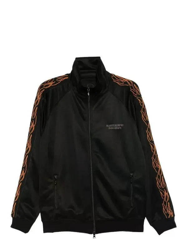 MASTERMIND WORLD Flame Skull Jacket - Black
