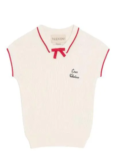 Valentino Garavani Cotton Top - Birch/paris