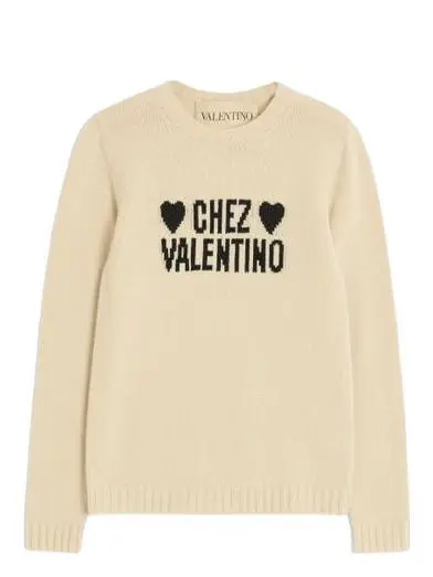 Valentino Garavani Chez Sweater - Birch/black
