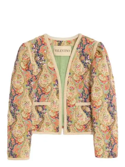 Valentino Garavani Voyage Imaginaire Paisley Piquet Jacket - Multicolour