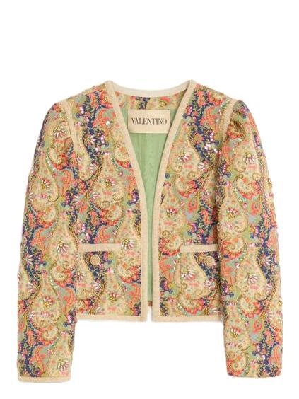 Valentino Garavani Voyage Imaginaire Paisley Piquet Jacket - Multicolour