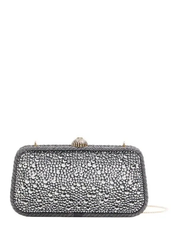 Valentino Garavani Carry Secrets Minaudiere With Rhinestones - Crystal