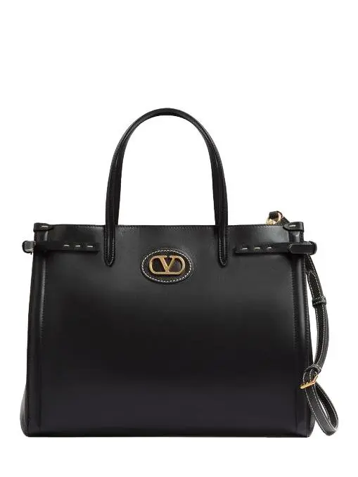 Valentino Garavani Antibes Medium Shopping Bag - Black