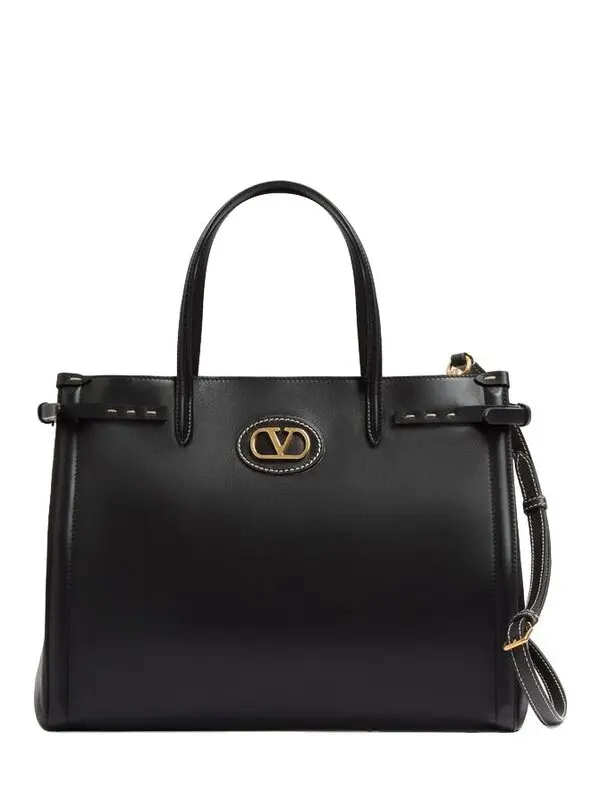 Valentino Garavani Antibes Medium Shopping Bag - Black