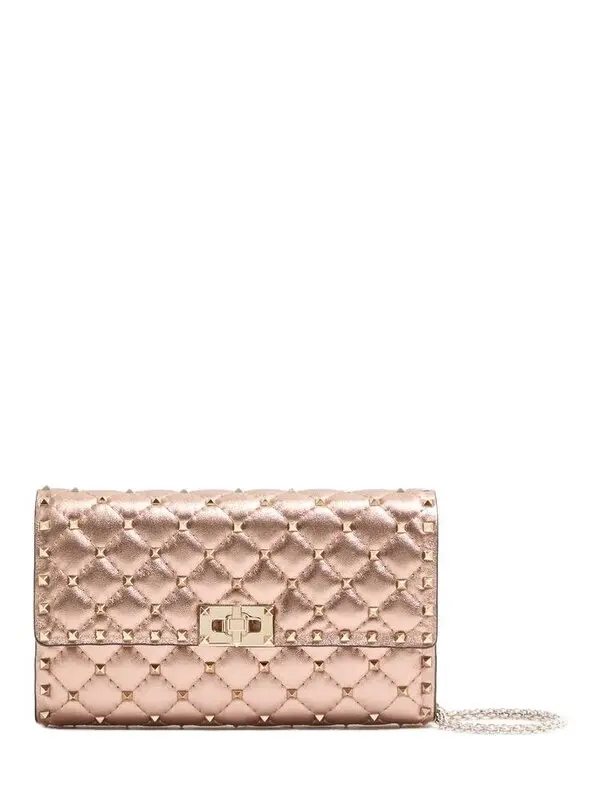 Valentino Garavani Rockstud Spike Shoulder Bag - Rose Cannelle