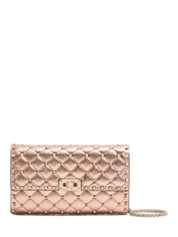 Valentino Garavani Rockstud Spike Shoulder Bag - Rose Cannelle