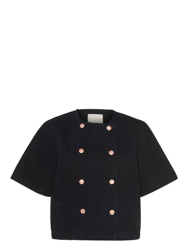 Ulla Johnson Serge Shirt Jacket - Noir