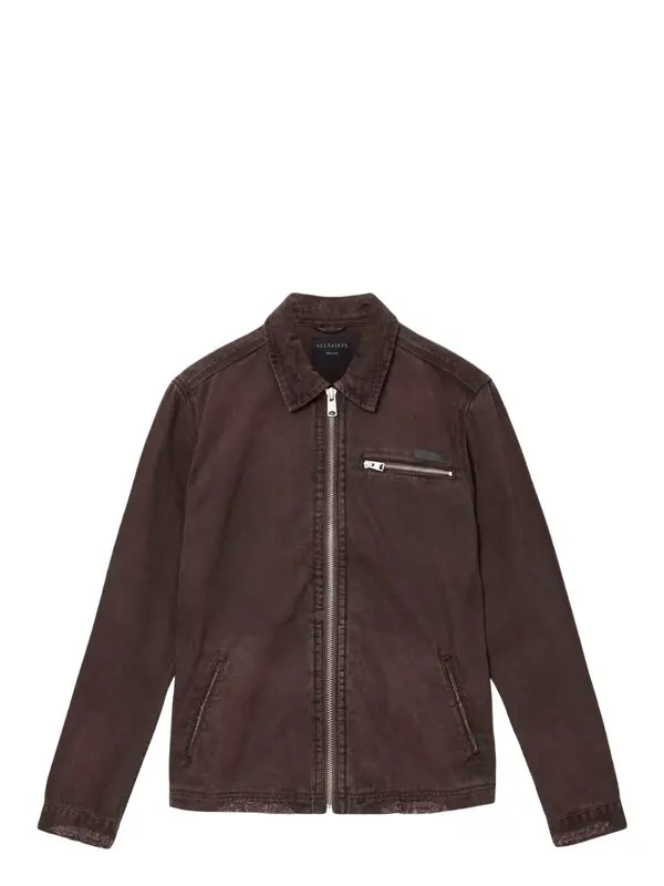 ALLSAINTS Organic Cotton Rothwell Jacket - Brown