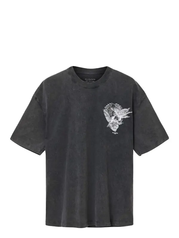 ALLSAINTS Organic Cotton Mysteries T-shirt - Black
