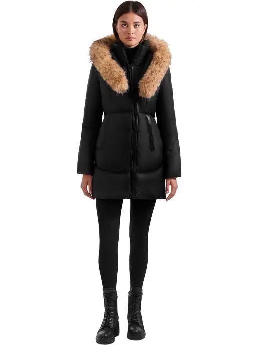 Rudsak Martina Ff Puffer Jacket - Black