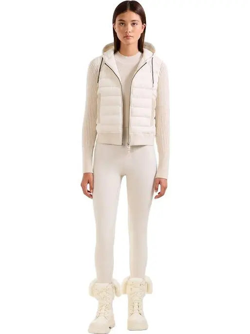 Rudsak Emily Hooded Down Bomber - White