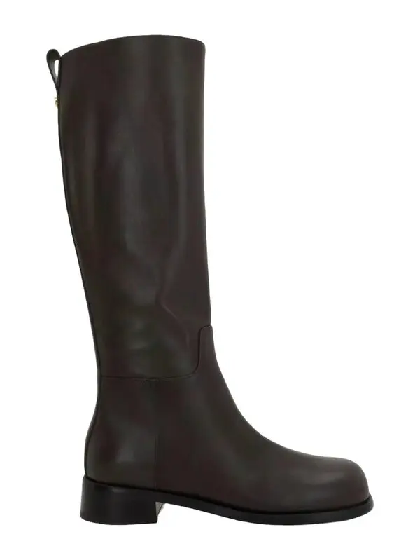 SERGIO ROSSI Avenue Side-zip High Boots - Brown