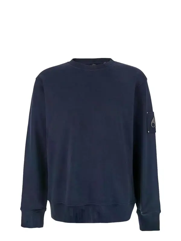 Moose Knuckles Logo Appliqué Sweatshirt - Blue