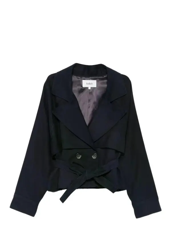 Ba&sh Lonnie Belted Jacket - Blue