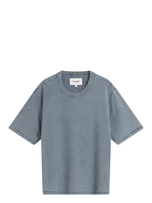 CORRIDOR Slub T-shirt - Navy